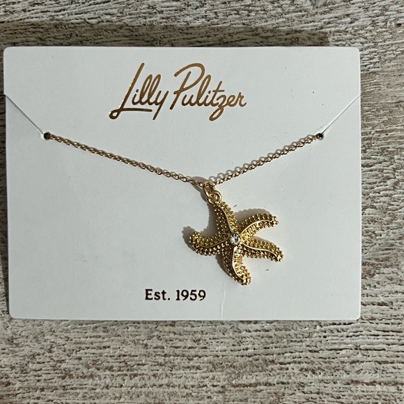 Lilly Pulitzer | Jewelry | Lilly Pulitzer Starfish Pendant Necklace New ...